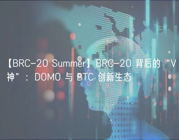 【BRC-20 Summer】BRC-20 背后的“V 神”：DOMO 与 BTC 创新生态 | 数字藏品